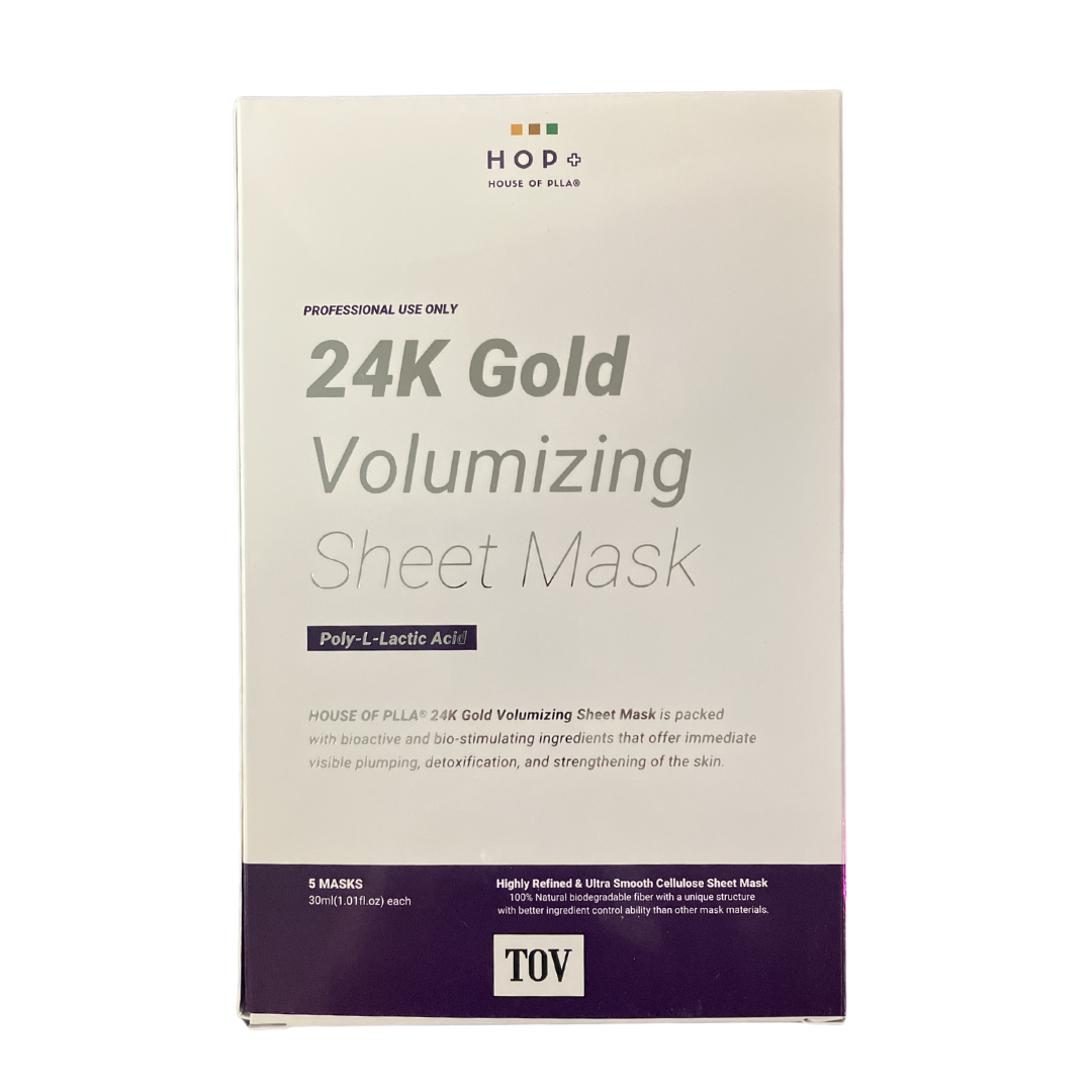 HOP+ 24k Gold Volumizing Sheet Mask | skinBEAUTIFUL RX