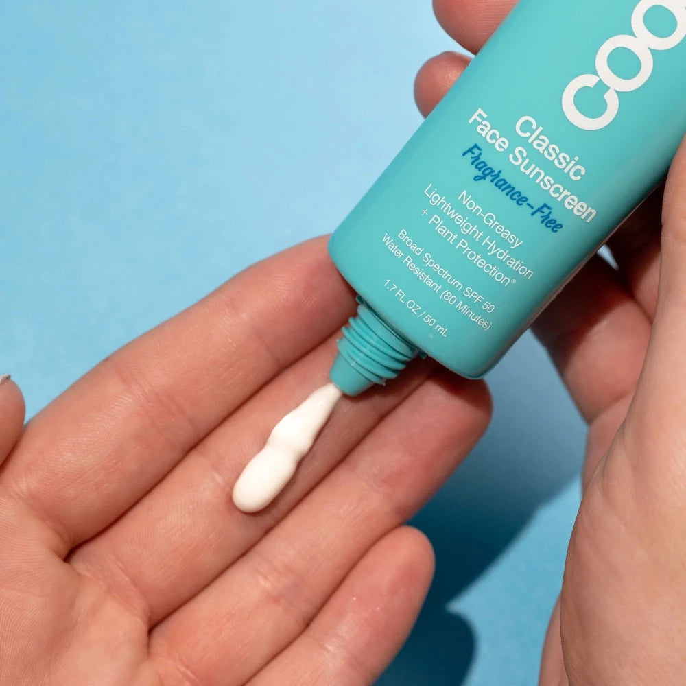 COOLA Classic Face Organic Sunscreen Lotion SPF 50 - Fragrance Free ...