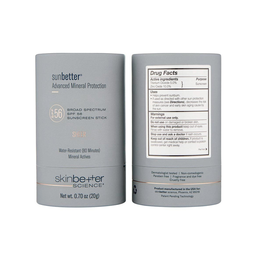 Skinbetter sunbetter SHEER SPF 56 Sunscreen Stick – skinBEAUTIFUL RX